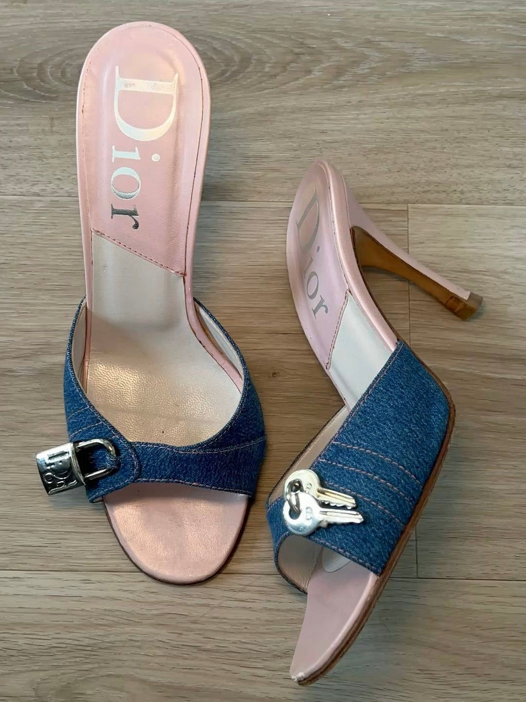 Dior Denim Mules - 40 – My Store